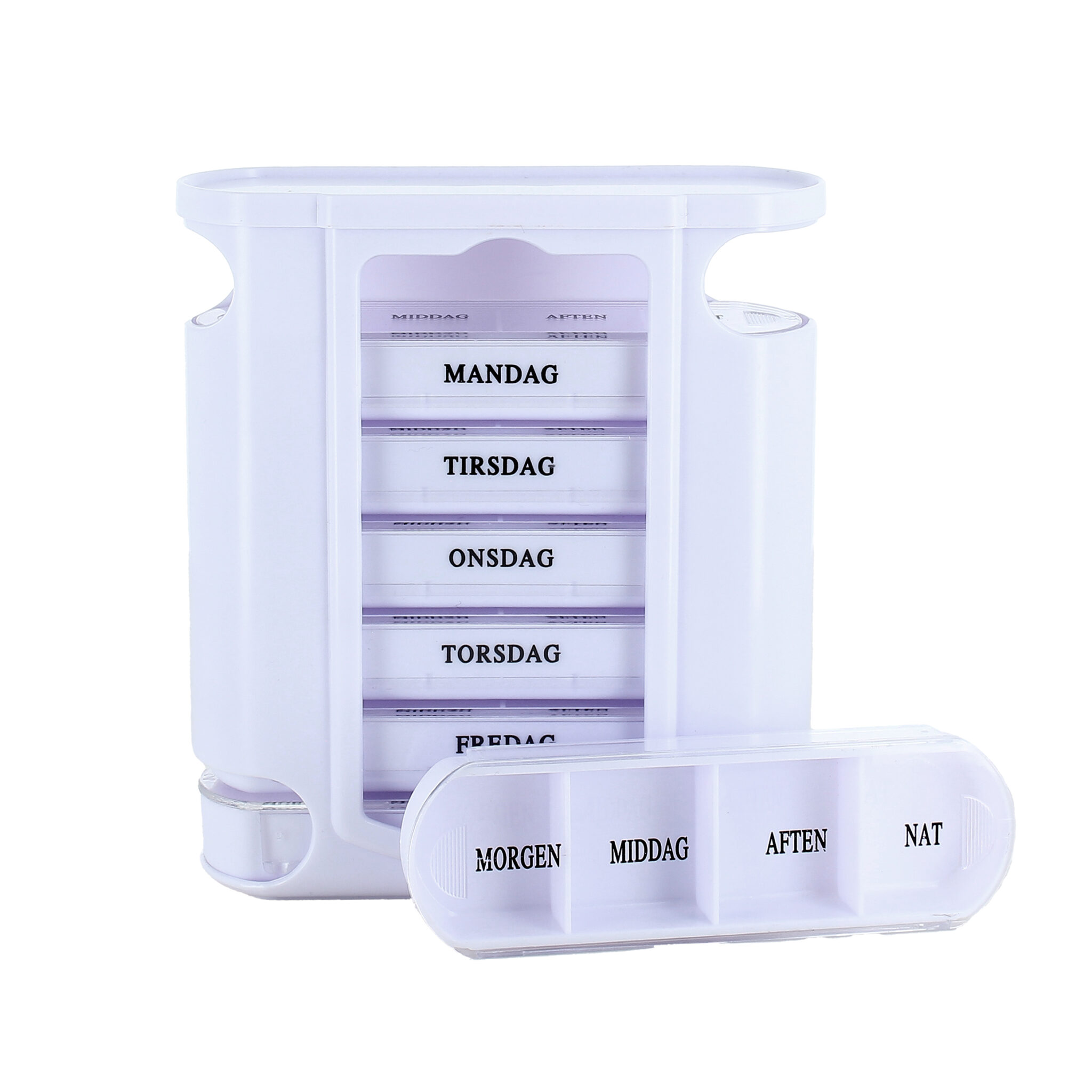 Pilleæske til 7 dage i kompakt æske - Sygeplejebutikken